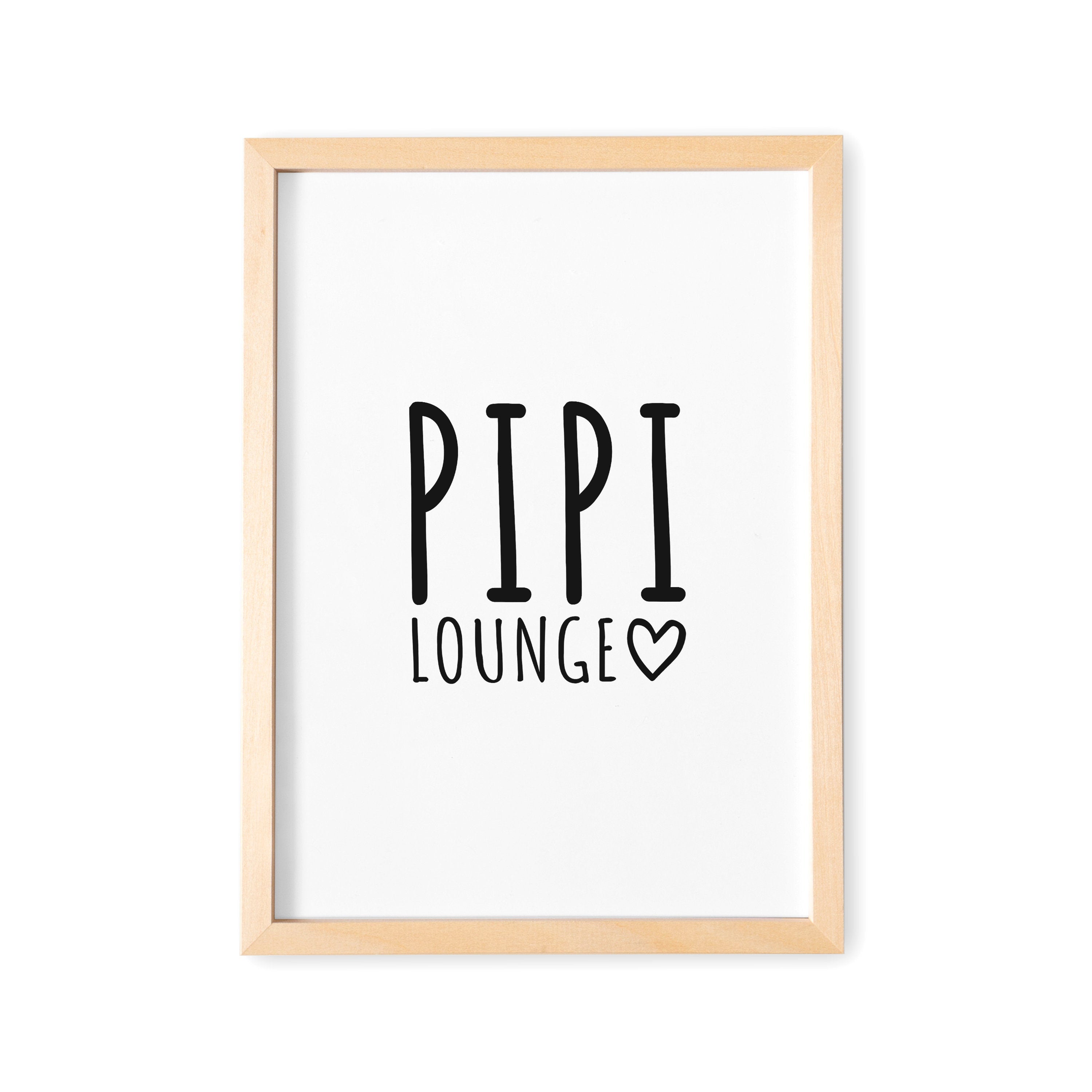 Pipi Lounge Poster Für Das Badezimmer Geäste WC Deko – DEL MÀ